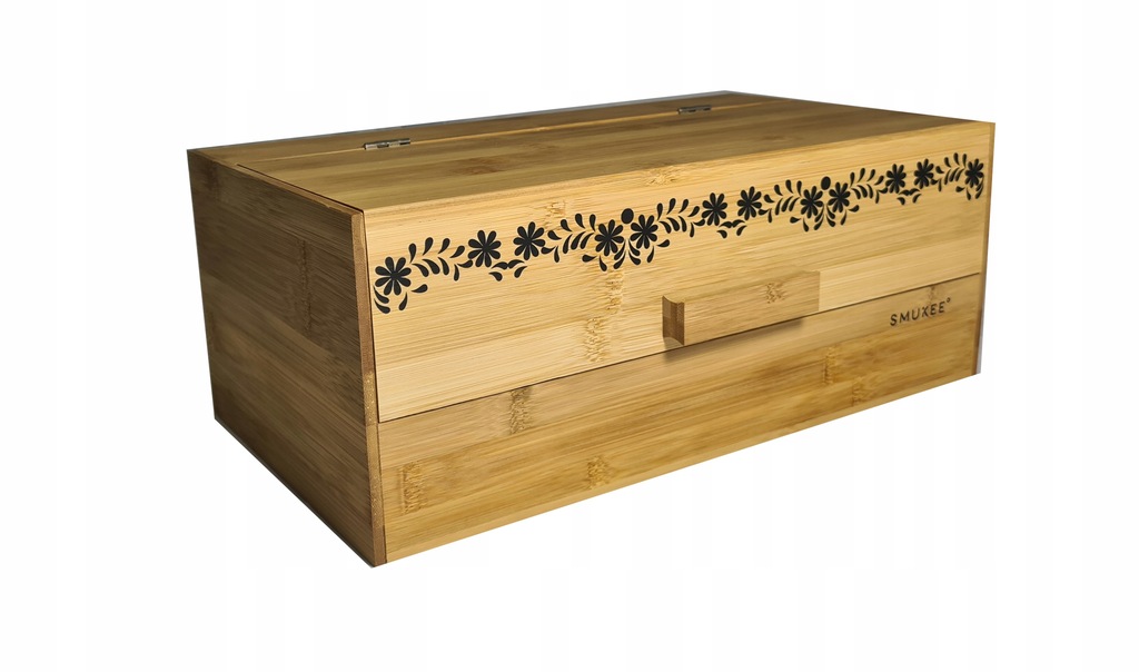 Chlebak SMUKEE Kitchen Pojemnik na chleb BAMBUSOWY - 12907784051 ...