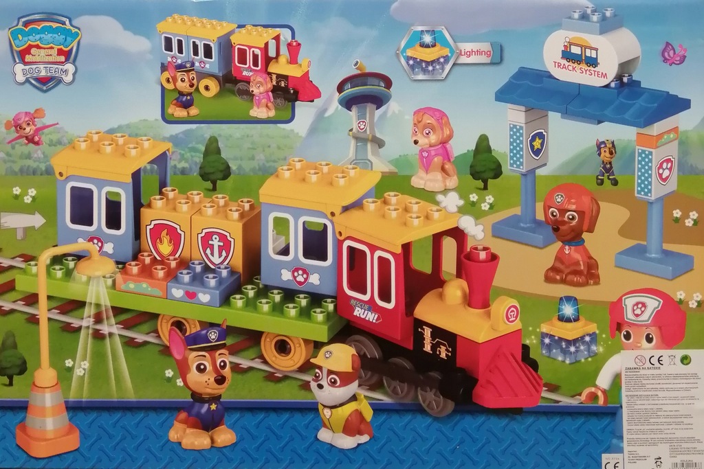 Klocki kolejka dog team psi patrol Lego cobi - 8783784625 - oficjalne ...