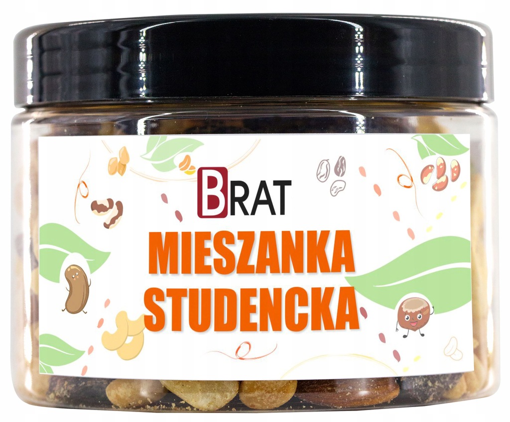 MIESZANKA STUDENCKA 200g orzechowo bakaliowa MIX - 13844784110 - oficjalne archiwum Allegro