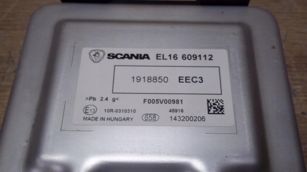 STEROWNIK ADblue EEC 3 SCANIA 1918850 - 12847562029 - oficjalne archiwum Allegro