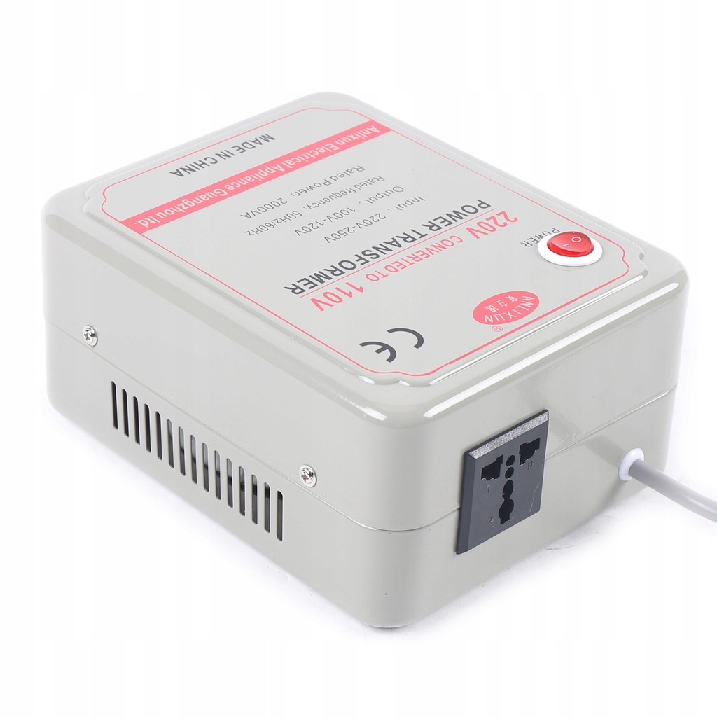 2000W Transformator 220V-250V Do 110V-120V - 12887943752 - oficjalne archiwum Allegro