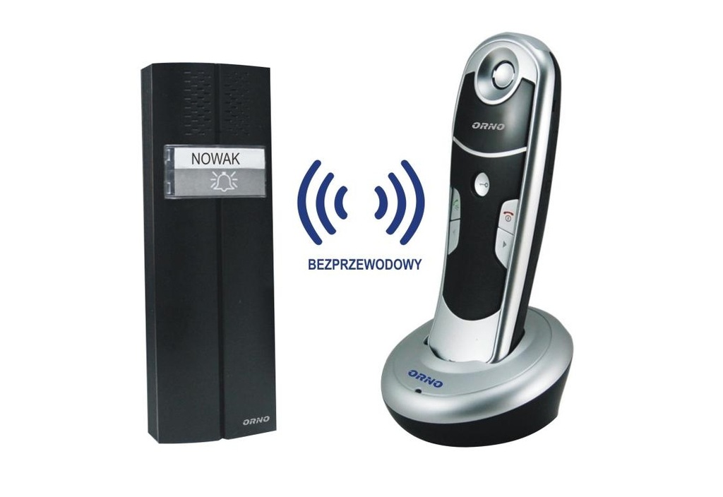 Orno Domofon bezprzewodowy radiowy 75m TECTUM - 14428117214 - oficjalne archiwum Allegro