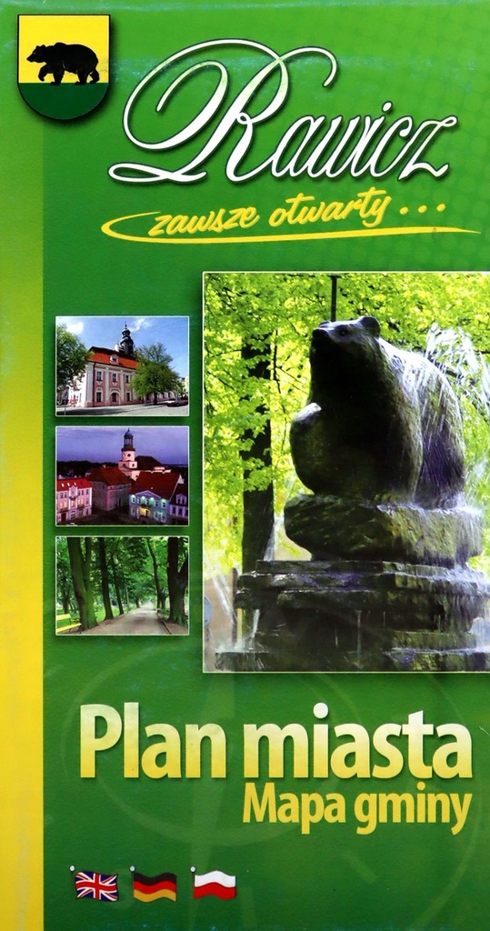 RAWICZ PLAN MIASTA Z MAPĄ - 11753601638 - oficjalne archiwum Allegro