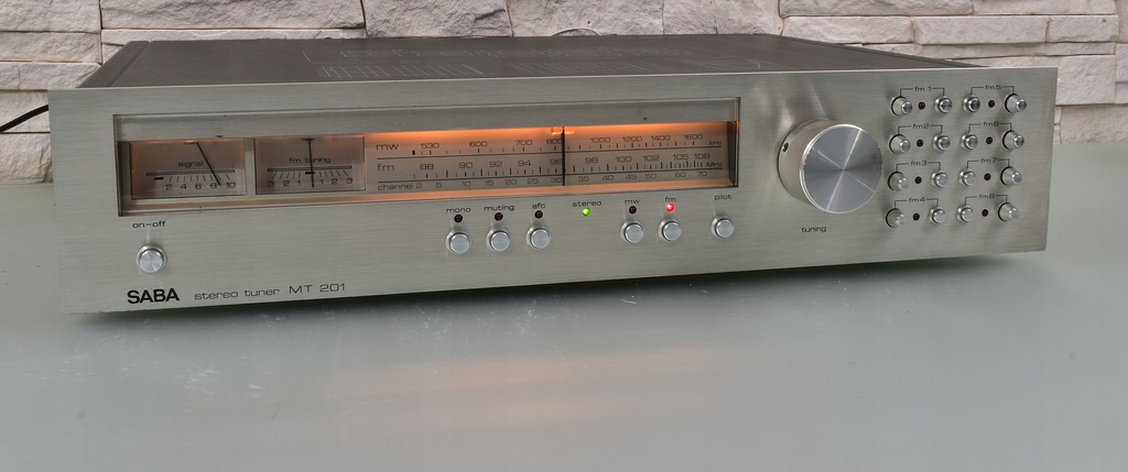 SABA MT-201 AM/FM Stereo Tuner Vintage - 14049617651 - oficjalne ...