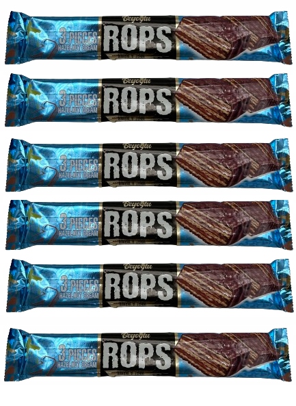 Beyoglu Rops Wafer Wafelek w czekoladzie przekładany kremem orzechowym ...