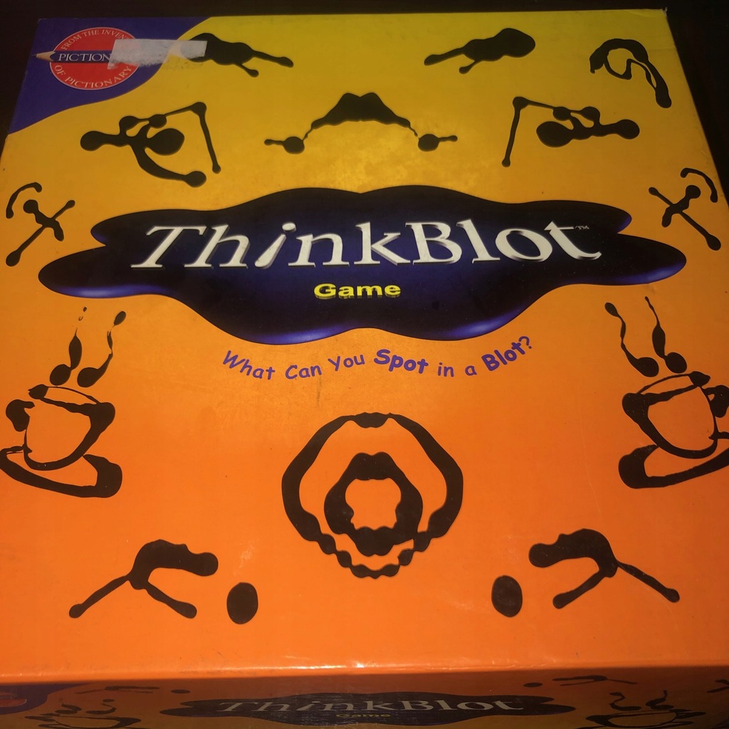 Gra THINK BLOT What Can You Spot In A Blot? MATTEL - 8904029892 ...