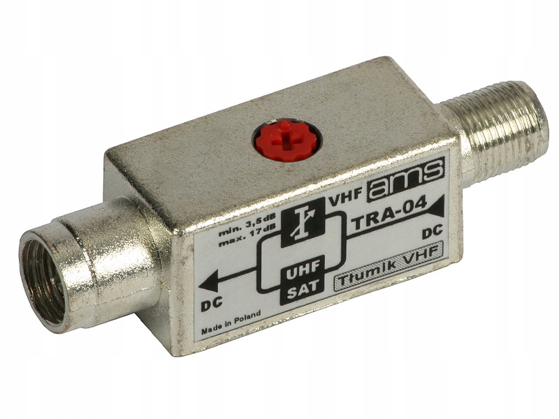 Tłumik antenowy TV regulowany AMS TRA-04 - 9815158589 - oficjalne ...
