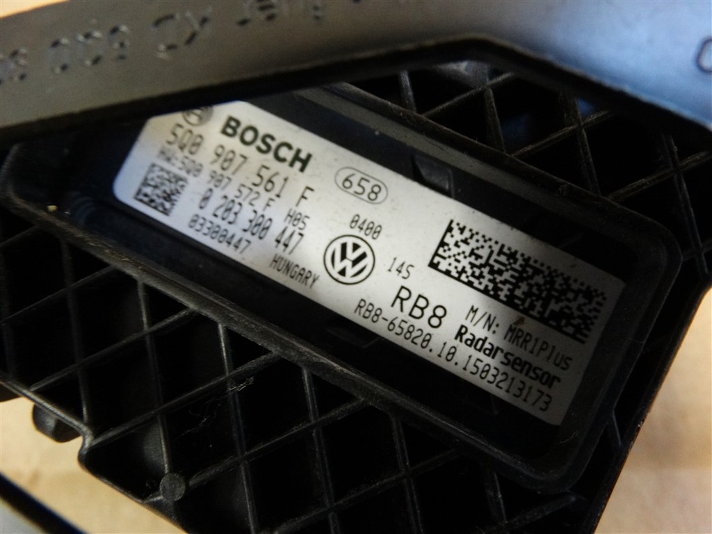 RADAR DISTRONIC SENSOR VW 5Q0 907 561 F ORYGINAŁ - 7497528743 ...