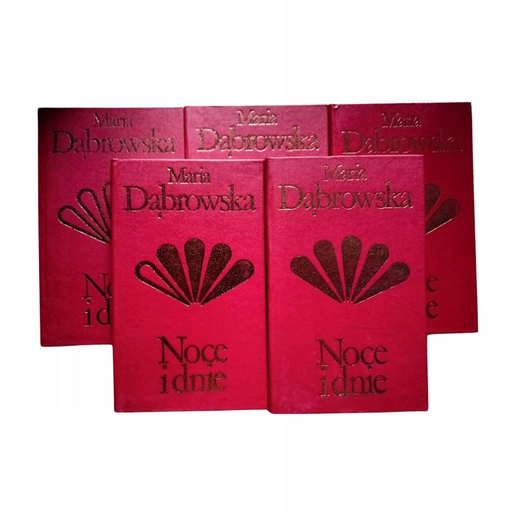 Maria Dąbrowska - Noce i dnie. Wydanie 5-cio tomowe. Czytelnik, 1979 r ...