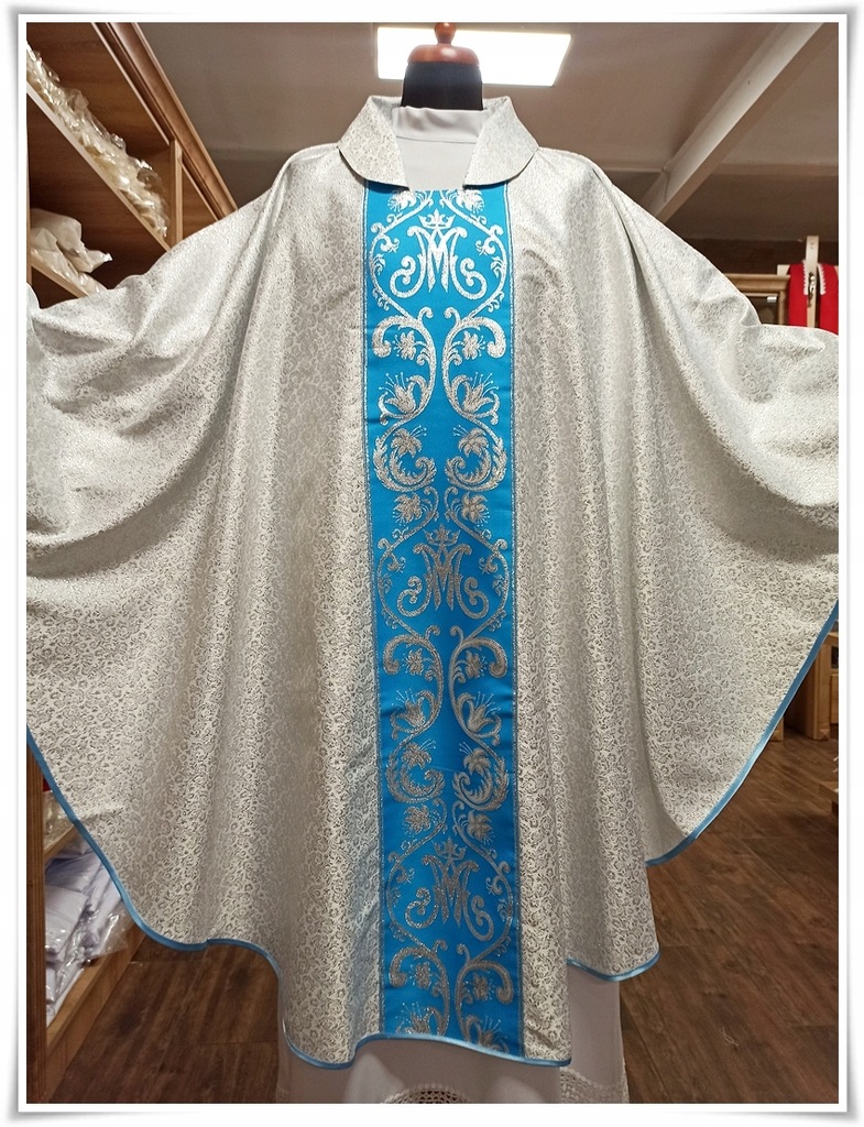 Ornat Gotycki Liturgiczny Kapłański Maryjny - 12431619887 - oficjalne archiwum Allegro