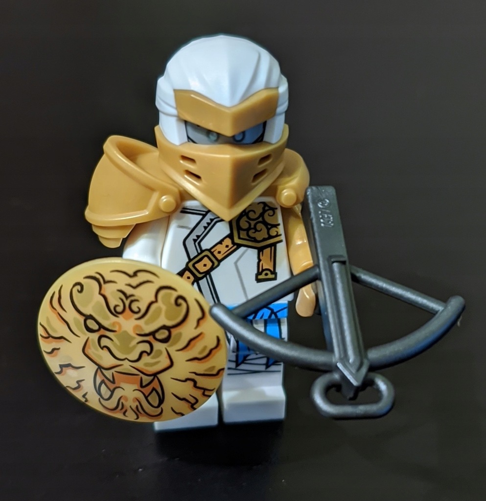 LEGO FIGURKA NINJAGO - HERO ZANE NR njo626 + broń - 10874511273 ...