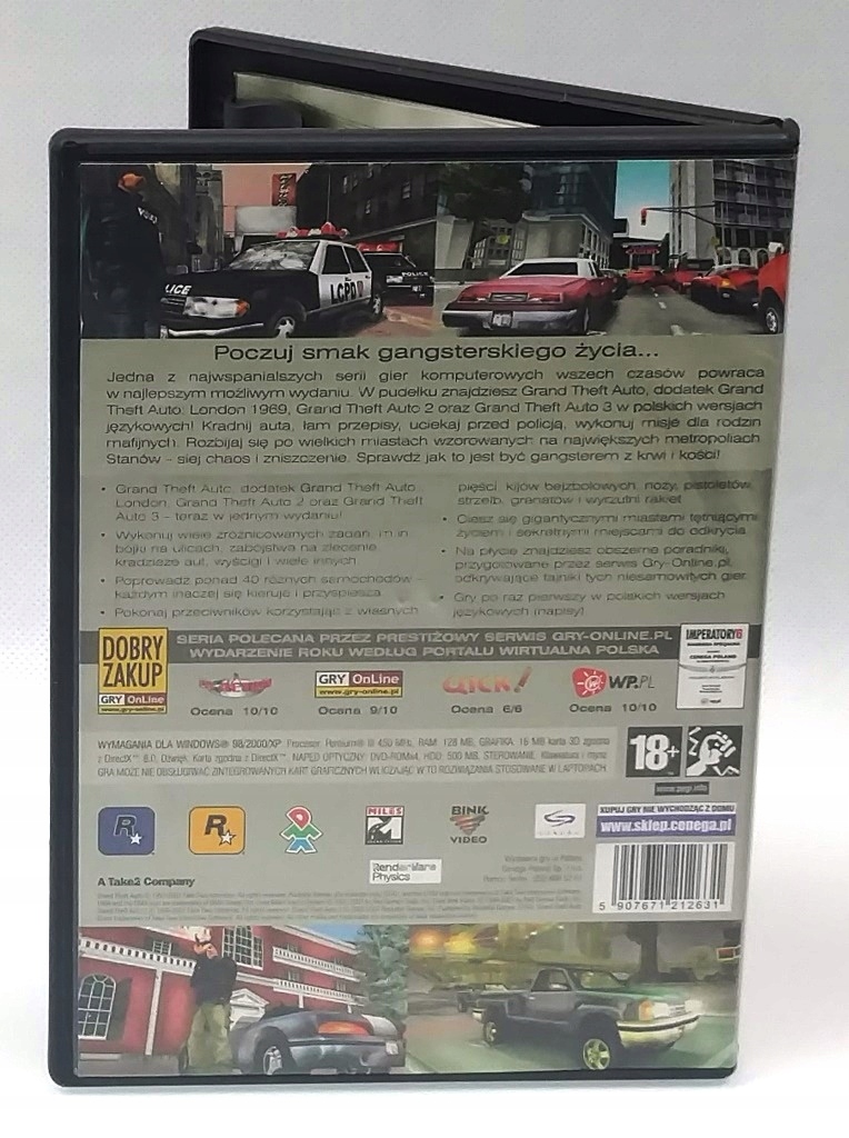 Купить Grand Theft Auto (GTA) Трилогия (ПК) (PL): отзывы, фото и ...