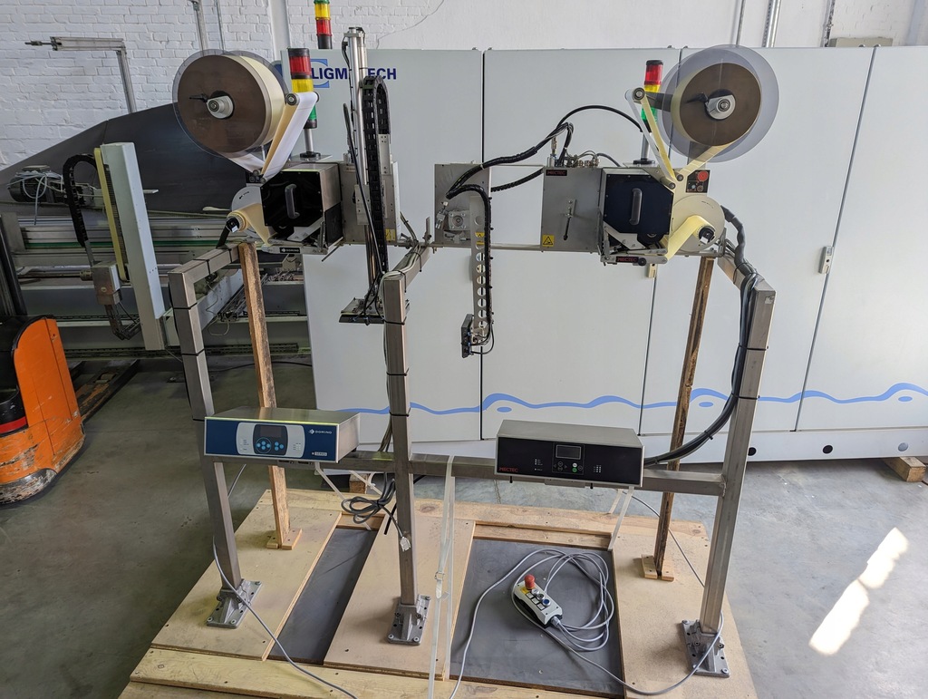 Drukarka etykiet etykieciarka DOMINO 2 głowice - 13839150105 ...