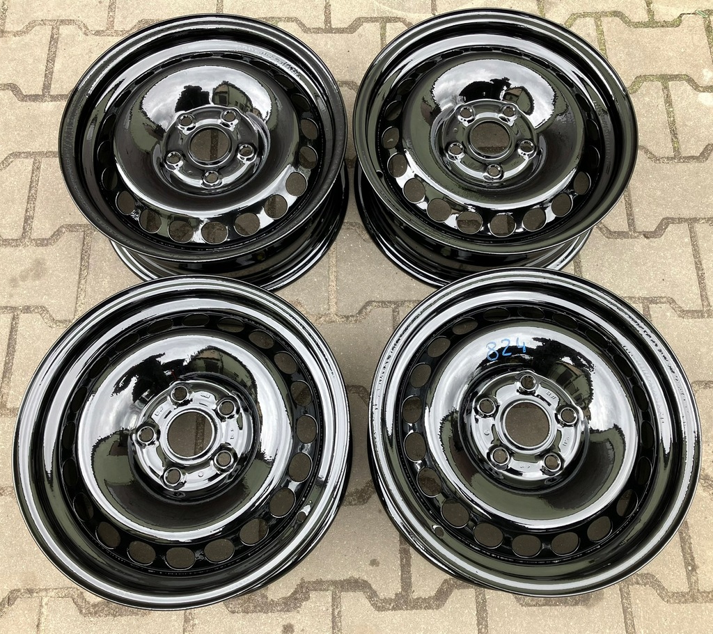 FELGi STALOWE 15 VW PASSAT B5,5 B5 AUDI A4 B5 B6 - 13482998589 ...