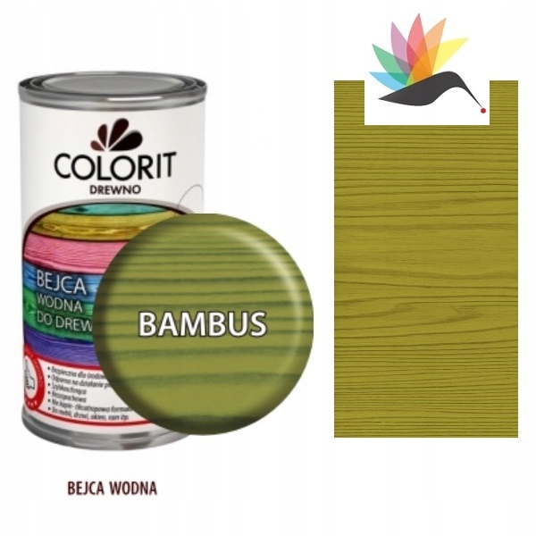 Bejca Wodna Do Drewna Colorit 0,5 l BAMBUS - 7862306600 - oficjalne ...