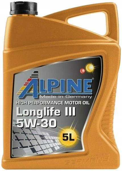 ALPINE LONGLIFE III 5W30 VW 504.00/507.00 5L - 15319194021 - oficjalne archiwum Allegro