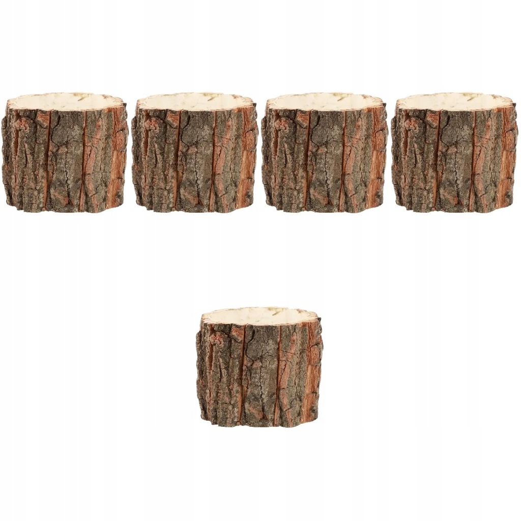 Stump Log Concrete Planter Fountain Birch 5 PCS - 13757421358 ...