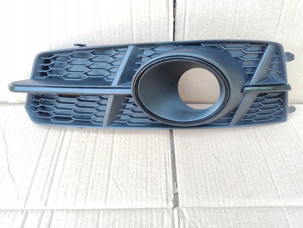 AUDI A6 C7 LIFT S LINE 4G0 2014- LEWA KRATKA ATRAPA ZDERZAKA PRZÓD ...