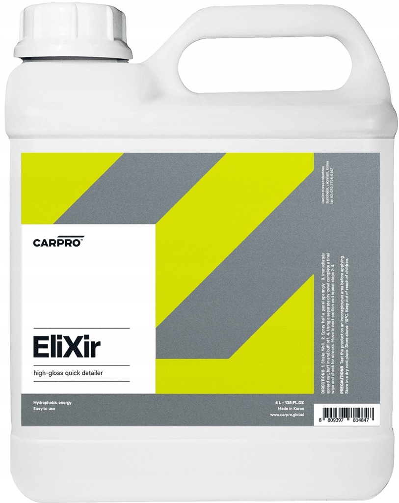 CARPRO ELIXIR SZYBKI I ŁATWY QUICK DETAILER 4L - 12154871303 ... CARPRO ELIXIR SZYBKI I ŁATWY QUICK DETAILER 4L - 12154871303 ...