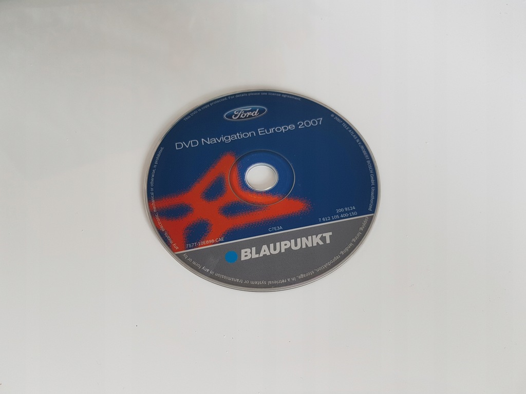 MAPA FORD NAWIGACJA NX PŁYTA DVD ORYGINALNA AKTUALIZACJA MONDEO S-MAX ...