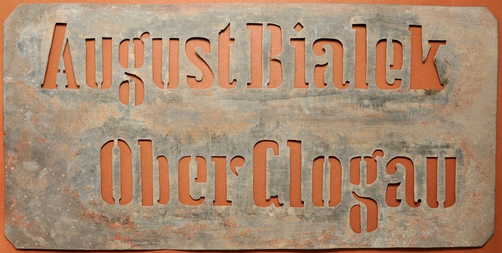 GŁOGÓW OBER - AUGUST BIALEK TABLICA SZYLD REKLAMA - 12123874389 ...
