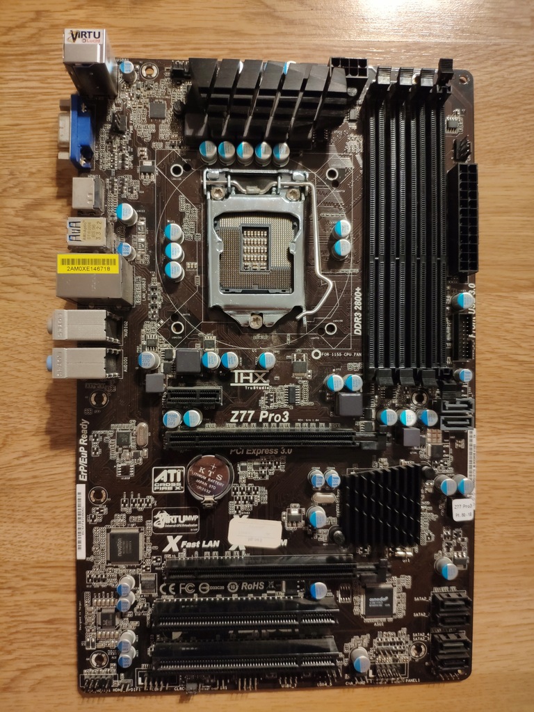 Płyta główna ASRock Z77 Pro3 - 8214468248 - oficjalne archiwum Allegro