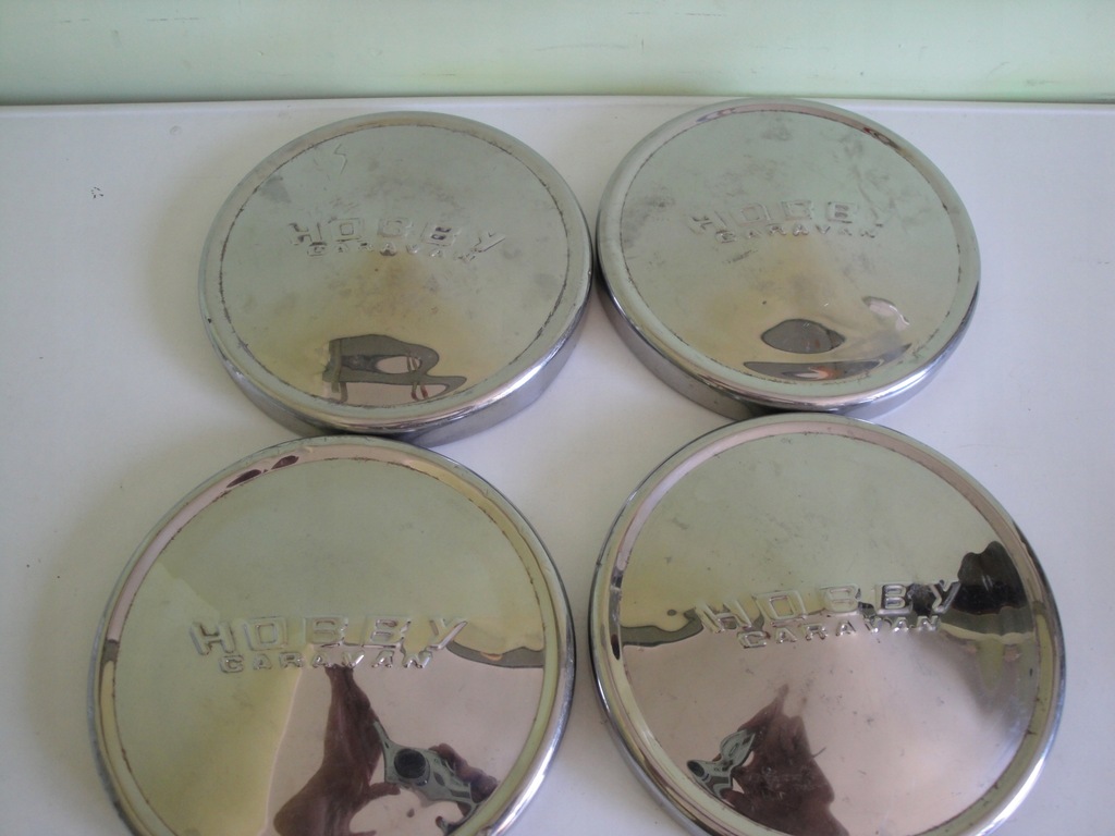 dekle kołpaki metalowe chrom HOBBY CARAVAN 4szt - 13695445856 ...