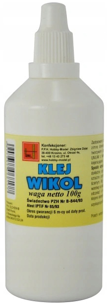 Klej WIKOL do drewna 100g klei papier karton - 12589438699 - oficjalne ...