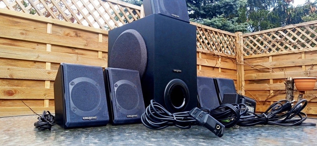 GŁOŚNIKI KOMPUTEROWE CREATIVE INSPIRE P5800 5.1 - 13056054095 ...