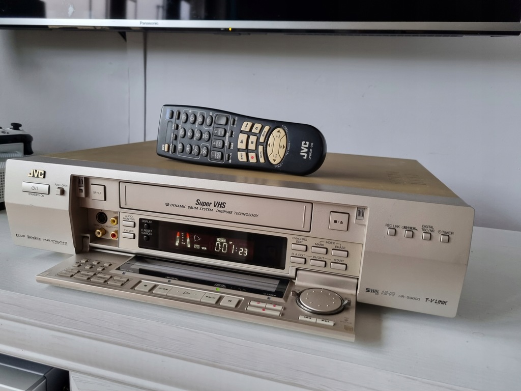 Magnetowid S-VHS JVC HR-S9600- TBC- edycyjny - 12936258816 - oficjalne archiwum Allegro