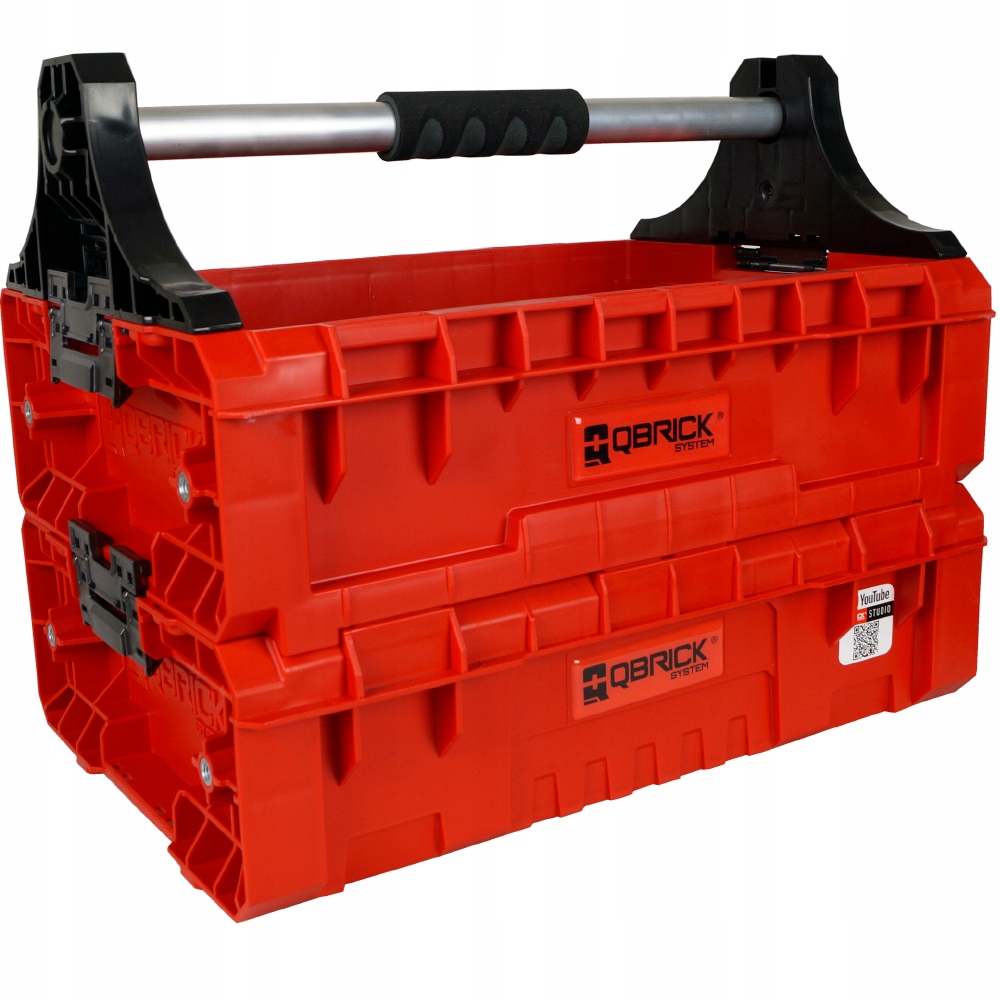 Qbrick System PRO RED Modular Tray Box Handle + Extender + Box 130 ...