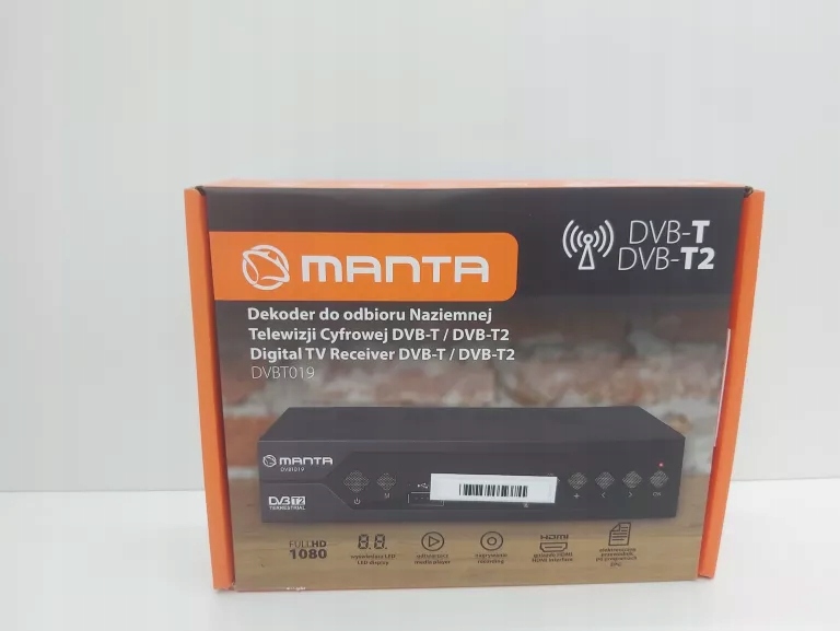 DEKODER MANTA DVBT019 PUDEŁKO GW DO 20.06.2024 - 12297854647 ...