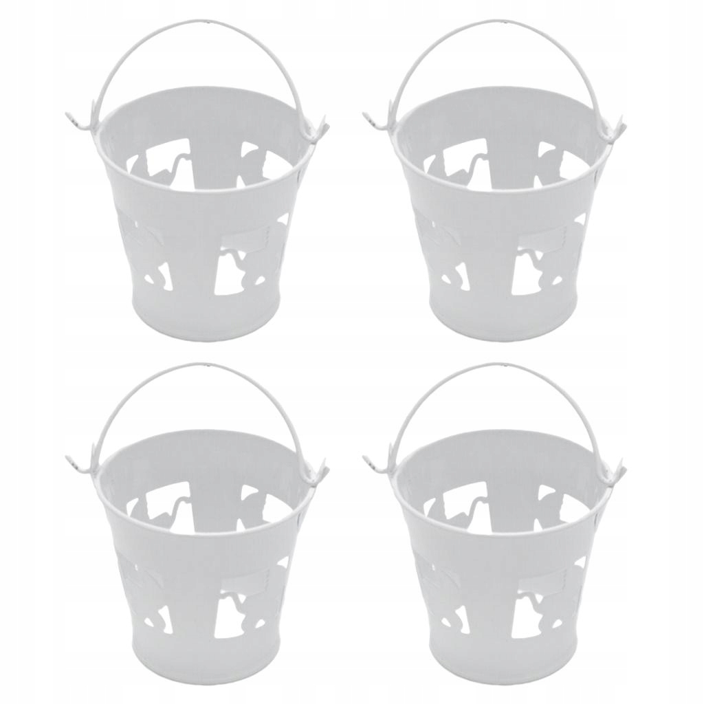 Pack of 4 Metal Bucket Chocolate Candy Buckets Box Wedding Party Favor ...