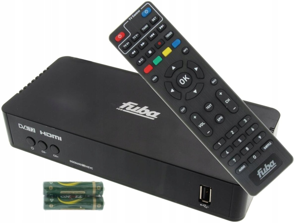 Dekoder FUBA cyfrowy DVB-T2 HEVC H.265 10bit HDMI - 12178809071 ...