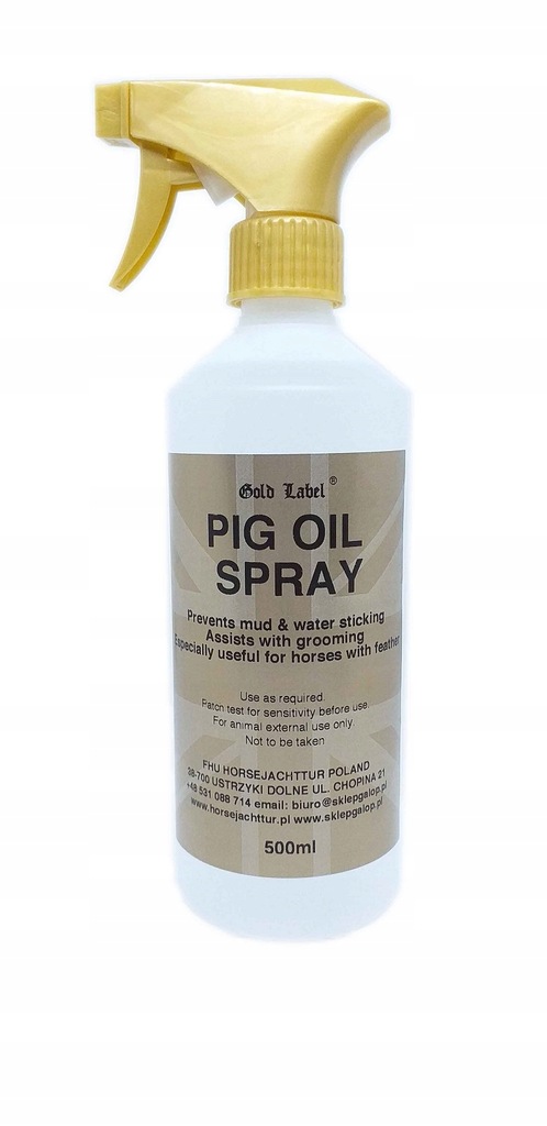PIG OIL - SPRAY NA GRUDE NOGI KONIA 500 ml - 10717457195 - oficjalne ...