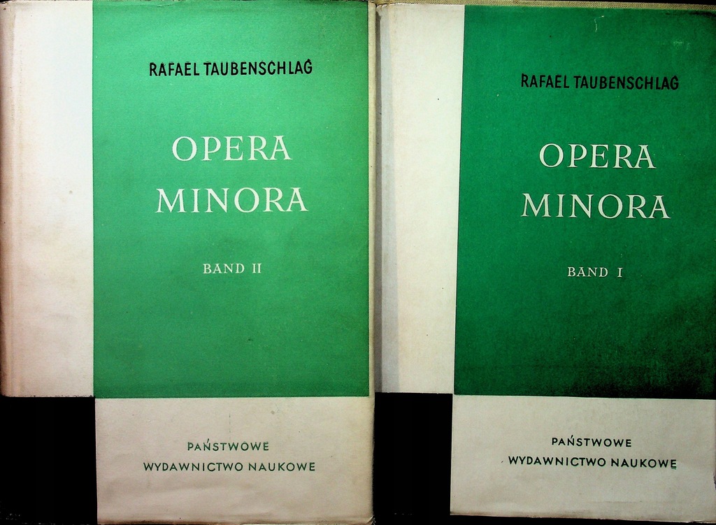 Rafael Taubenschlag - Opera minora 2 tomy - 11317046470 - oficjalne ...