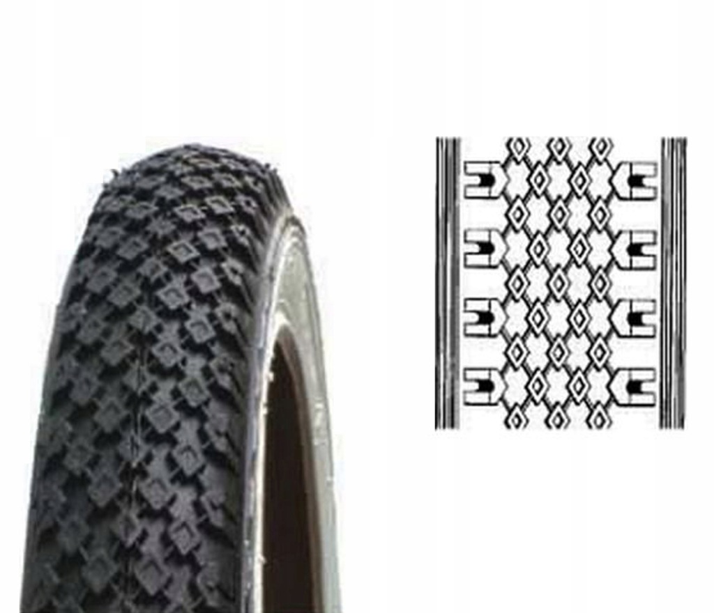 Opona Rowerowa 20 x 2.125 M110 57-406 Awina BMX - 10819569219 ...