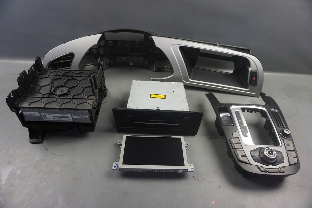 Audi A4 B8 Radio Nawigacja ZESTAW MMI 3G+ WIĄZKA - 13338790965 ...