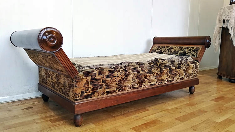 STARY TAPCZAN ROZKŁADANY ŁÓŻKO KANAPA SECESJA !!! - 8709165984 ...