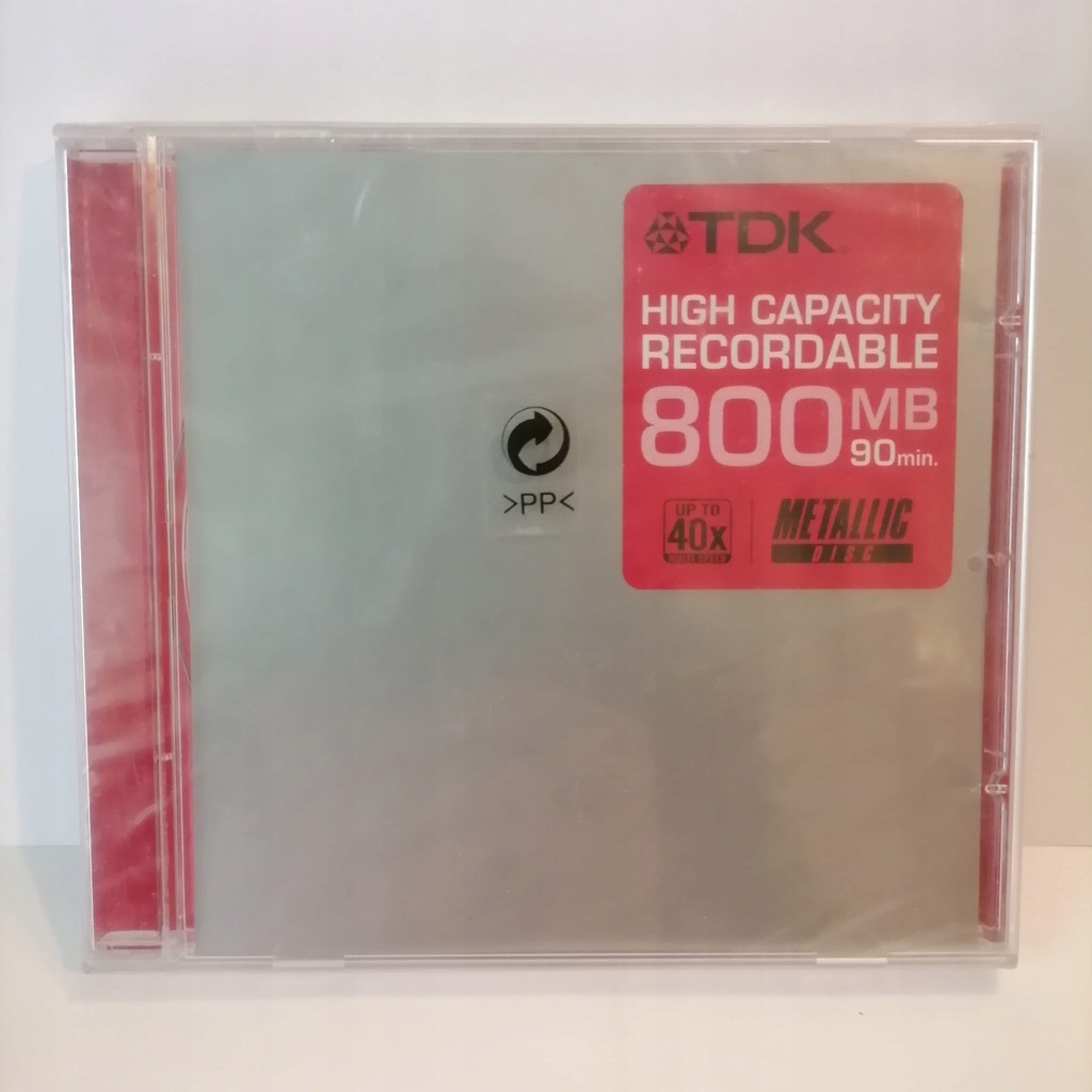 TDK CD-R Metallic 90 min x 1 CD Nowa - 13008907863 - oficjalne archiwum ...