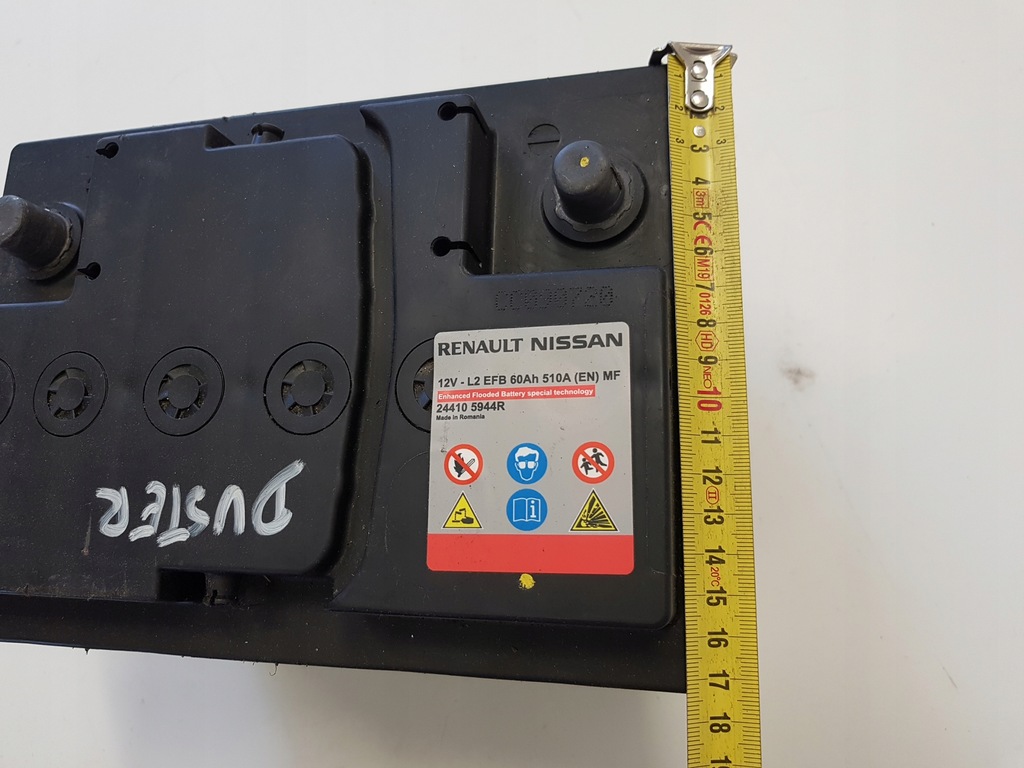 RENAULT DACIA DUSTER II Akumulator start stop 20r. - 11909256325 ... RENAULT DACIA DUSTER II Akumulator start stop 20r. - 11909256325 ...