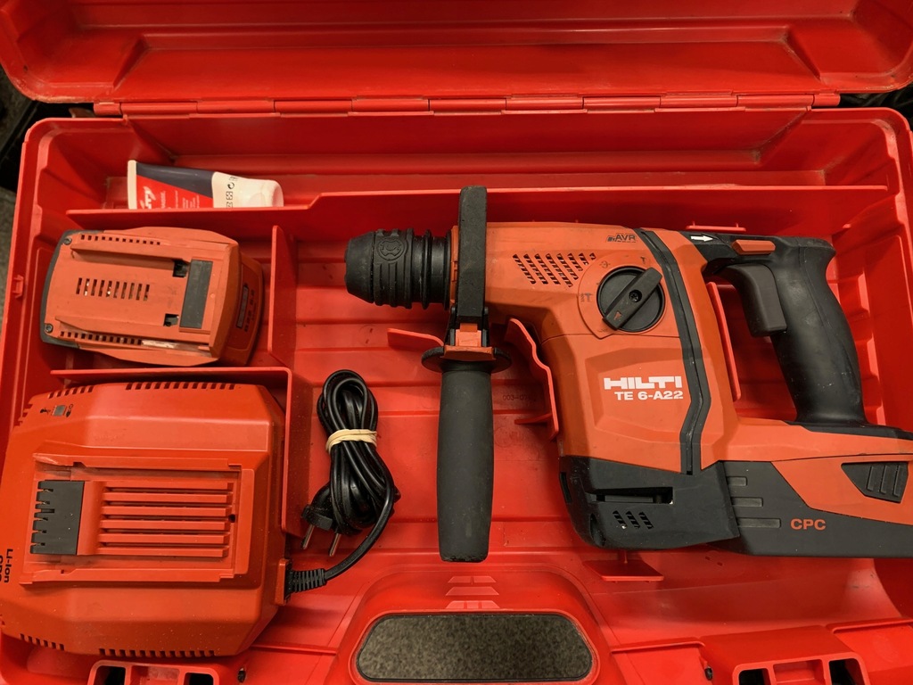 HILTI TE6-A22 5,2 Ah - GWARANCJA - 13227421920 - oficjalne archiwum Allegro
