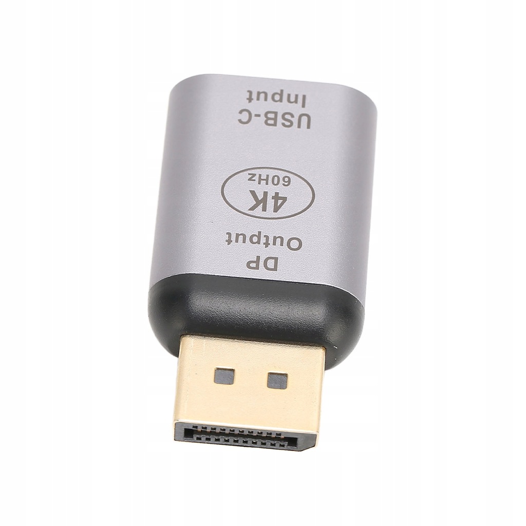 Adapter USB C na DisplayPort 4K 60Hz Plug and - 13310875353 - oficjalne ...