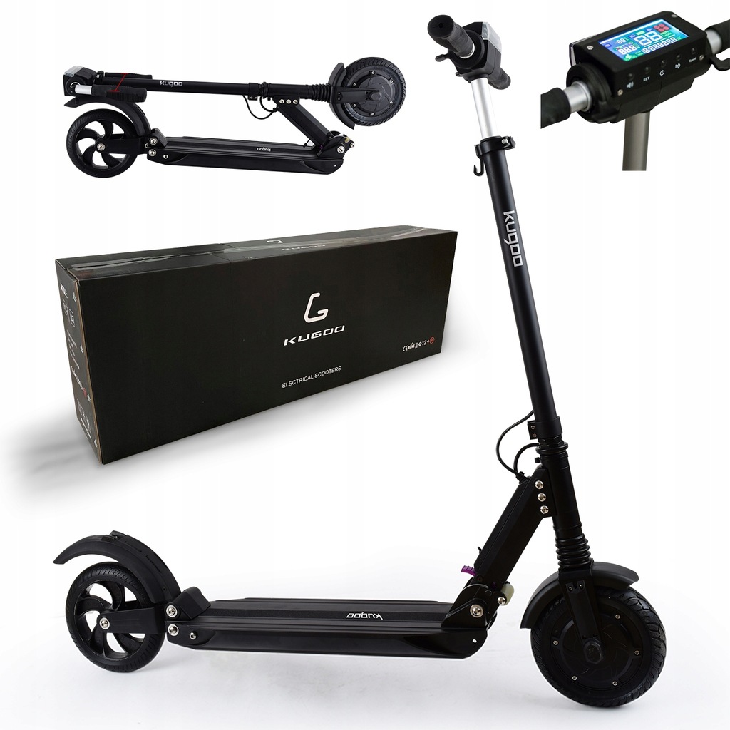 Hulajnoga Elektryczna Kugoo S3 350W 30KM/H LCD - 14364223673 - oficjalne archiwum Allegro