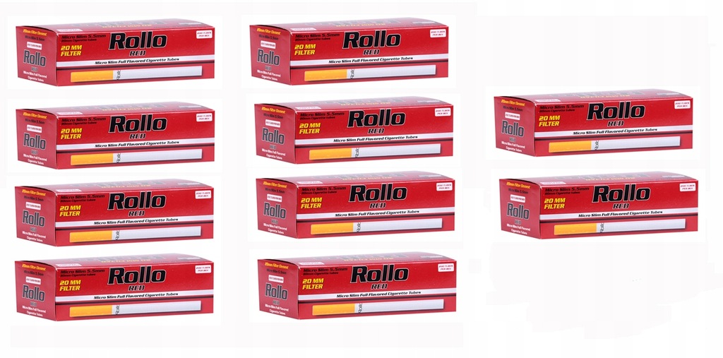 2000 GILZ ROLLO RED MICRO SLIM 5,5 mm najcieńsze - 11627175036 ...