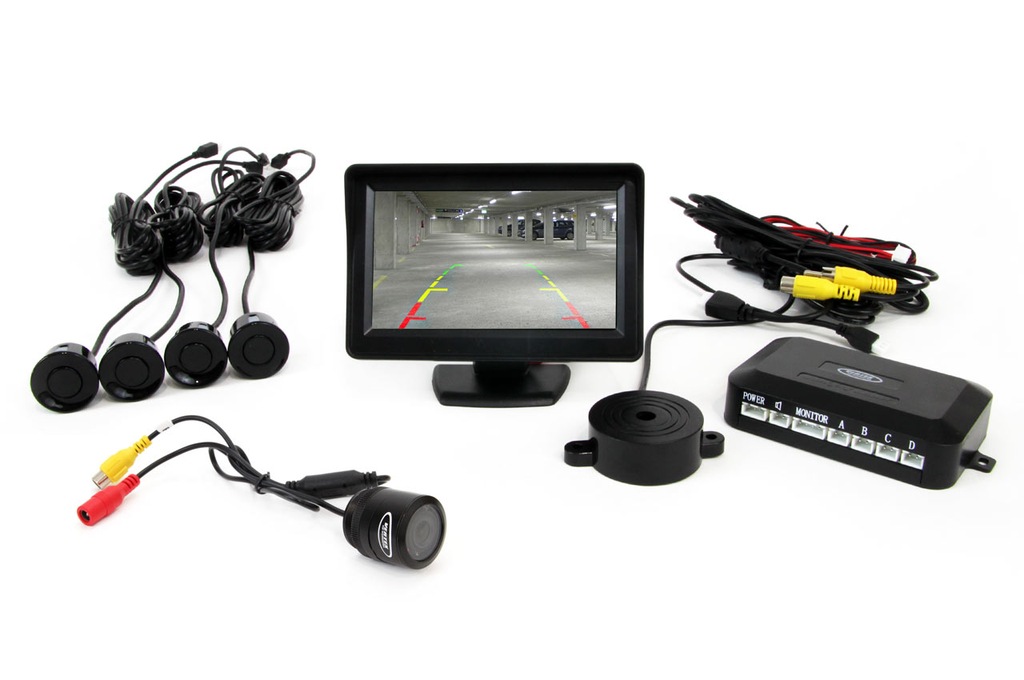 Парктроник 8 датчиков с выводом на монитор - 81 фото