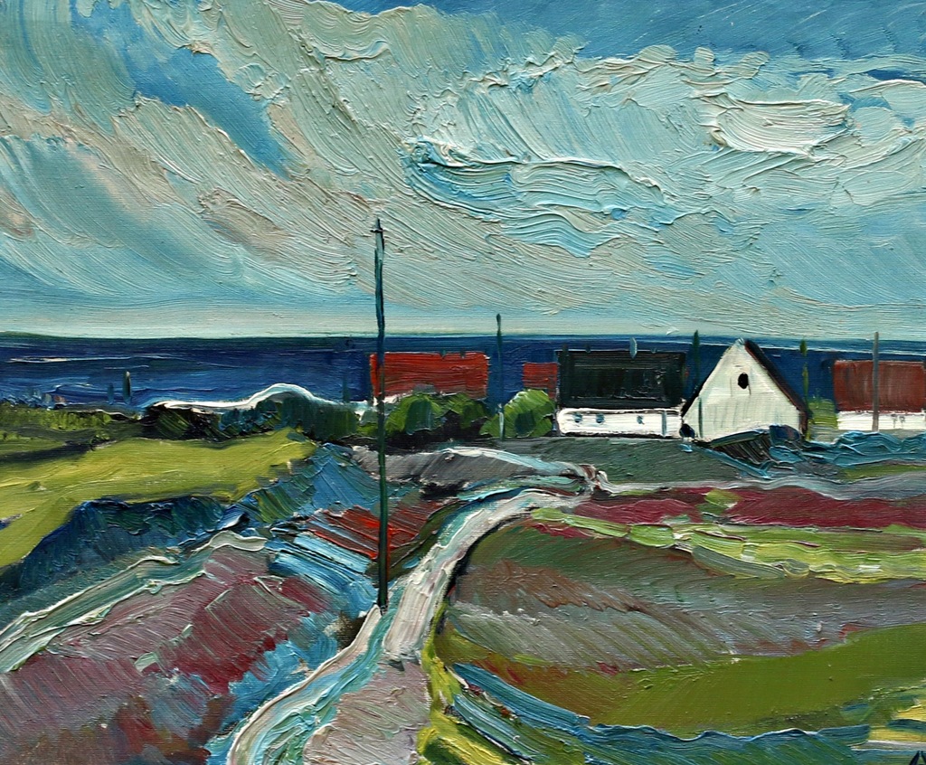 AAGE STRAND (1910-1974) - ORYGINALNY OBRAZ OLEJNY - 11482839817 ...