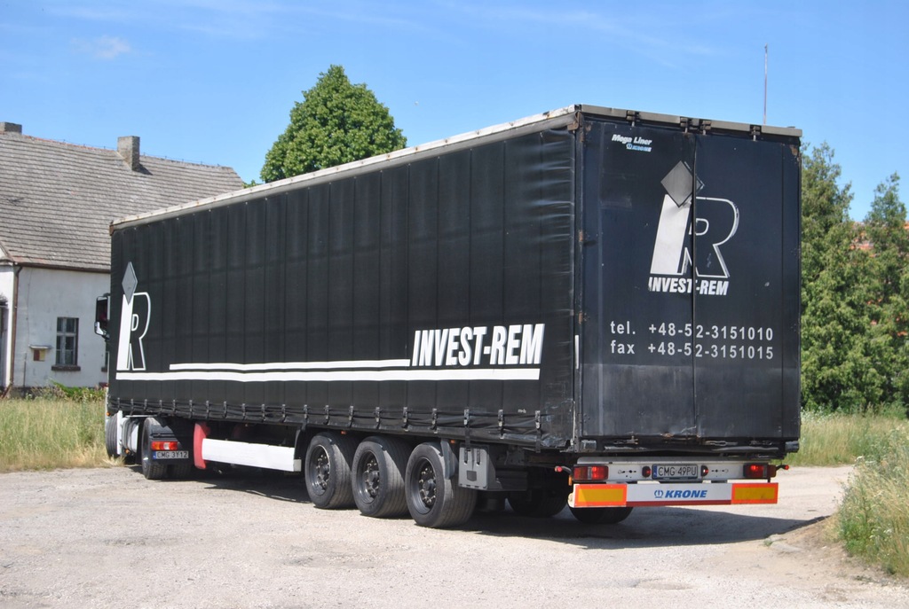 NACZEPA Krone MEGA Profi Liner Firanka ZAMIANA - 8418371775 - oficjalne ...