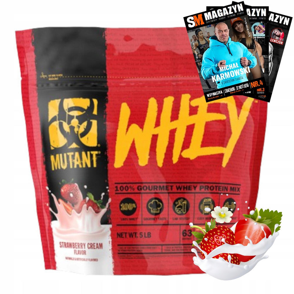 PVL MUTANT WHEY WYSOKOBIAŁKOWA ODŻYWKA WZROST MASY WPC WPI KOMPLEKS ...