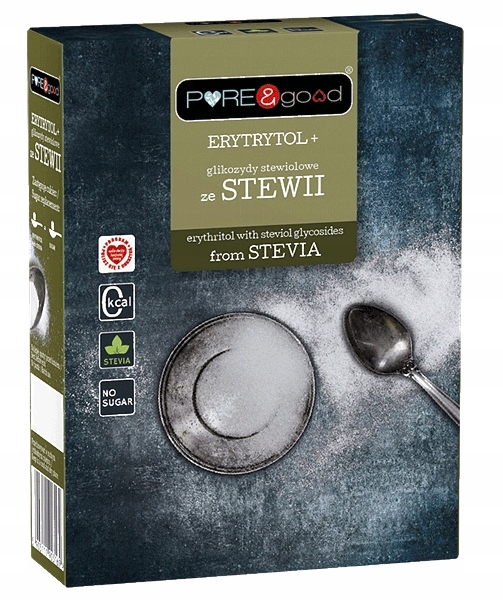 ERYTRYTOL ze STEWIĄ 200g 0kcal KETO Pure&Good - 13805309229 - oficjalne ...